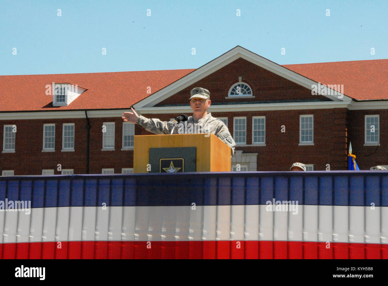 Col. Michael A. Abell addresses Soldiers of the 149th Maneuver ...