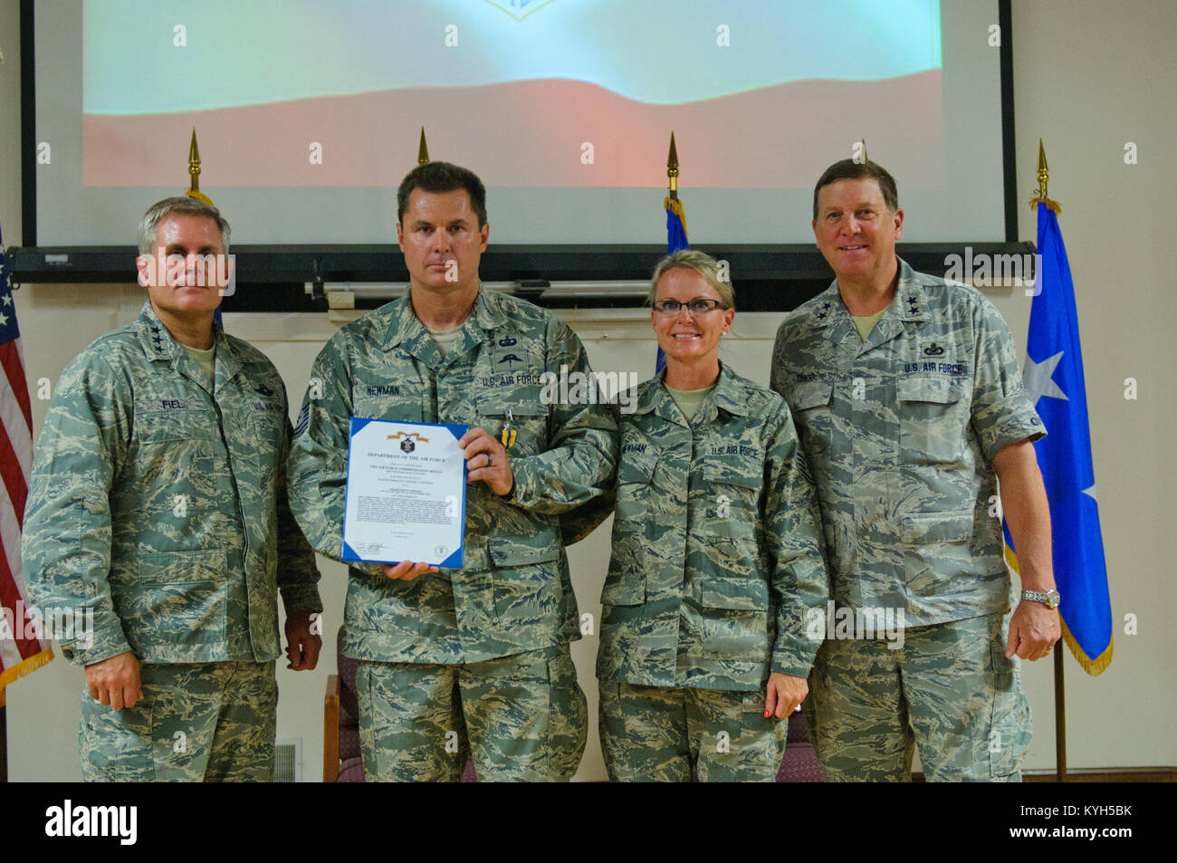 Lt. Gen. Eric Fiel (far left), commander of the U.S. Air Force Special ...