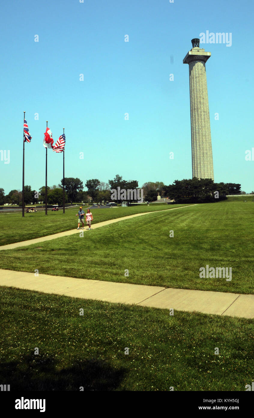 Perry's International Peace Monument at Catawba Island in Put-in-Bay ...