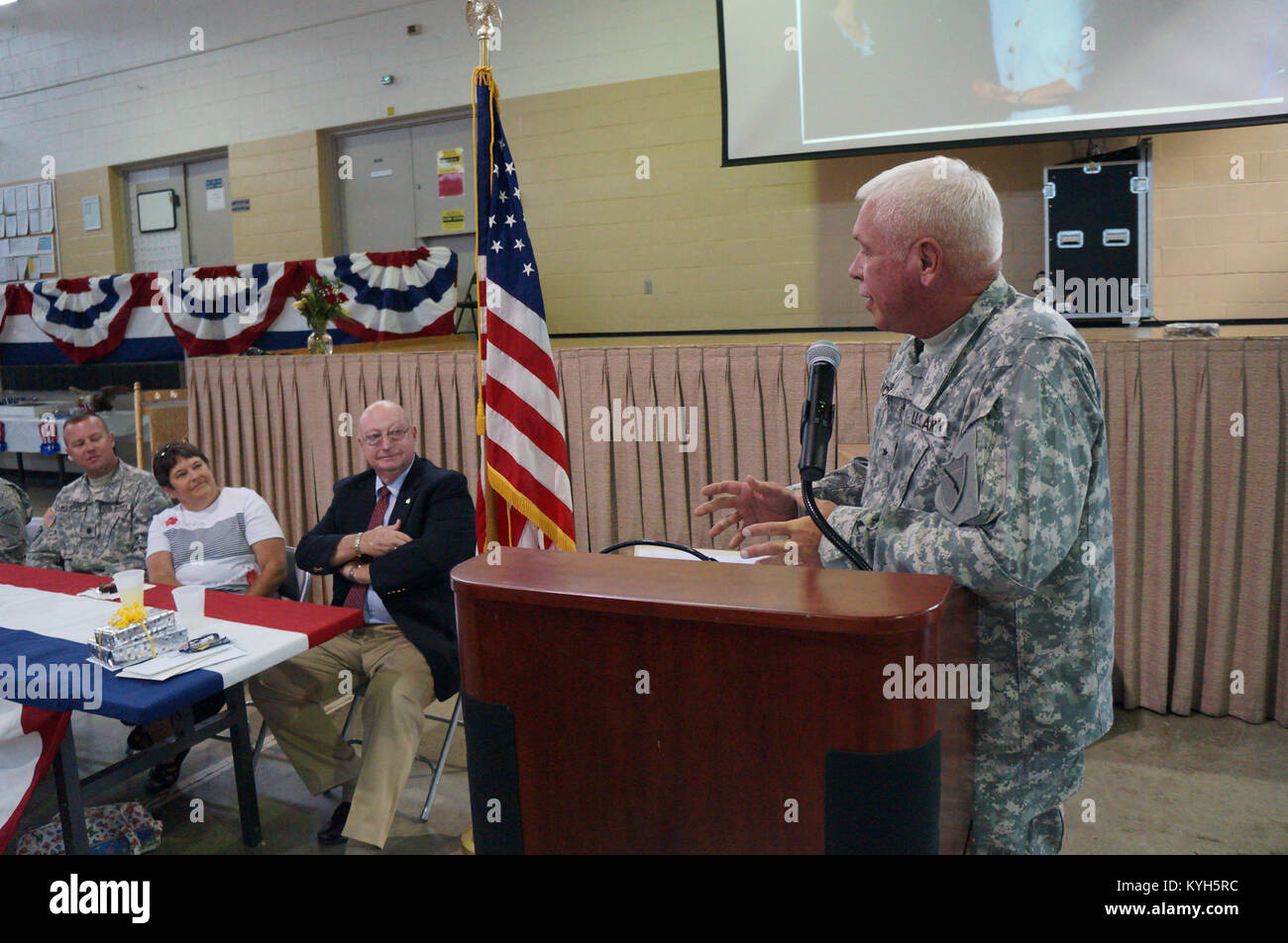 US Army National Guard meeting Stock Photo - Alamy