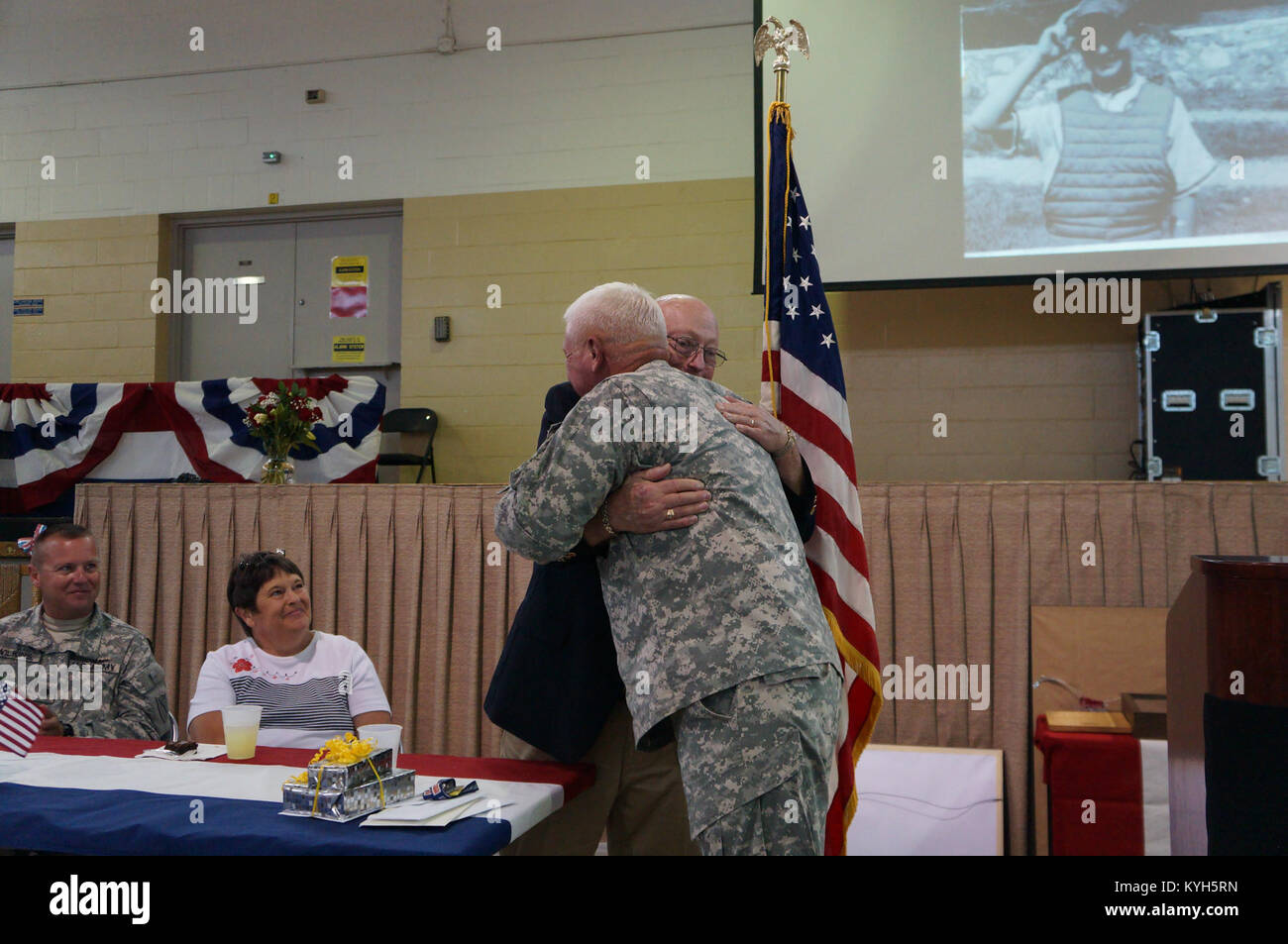US Army National Guard meeting Stock Photo - Alamy