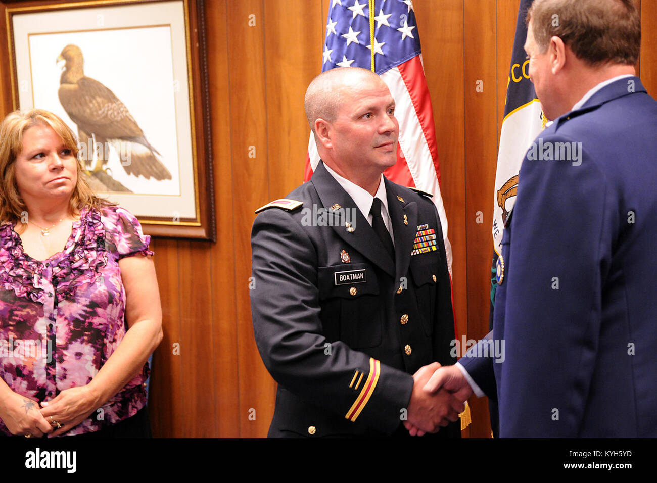 Kentucky's Adjutant General, Maj. Gen. Edward W. Tonini congratulates ...