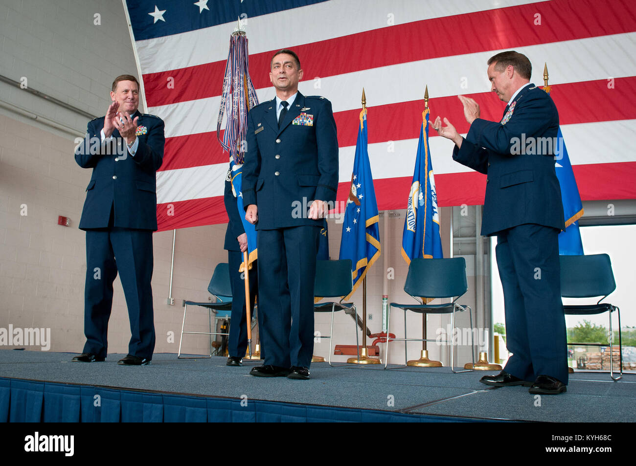 Kentucky’s adjutant general, Maj. Gen. Edward W. Tonini (left), and Col ...