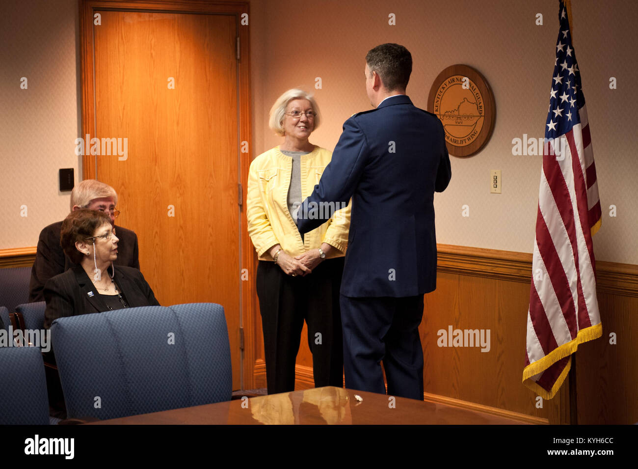 Maj. Bruce Bancroft, commander of the 123rd Global Mobility Readiness ...