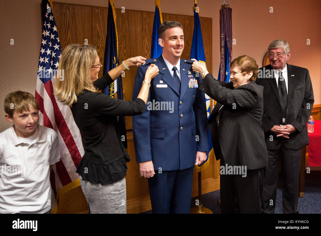 Maj. Bruce Bancroft, commander of the 123rd Global Mobility Readiness ...