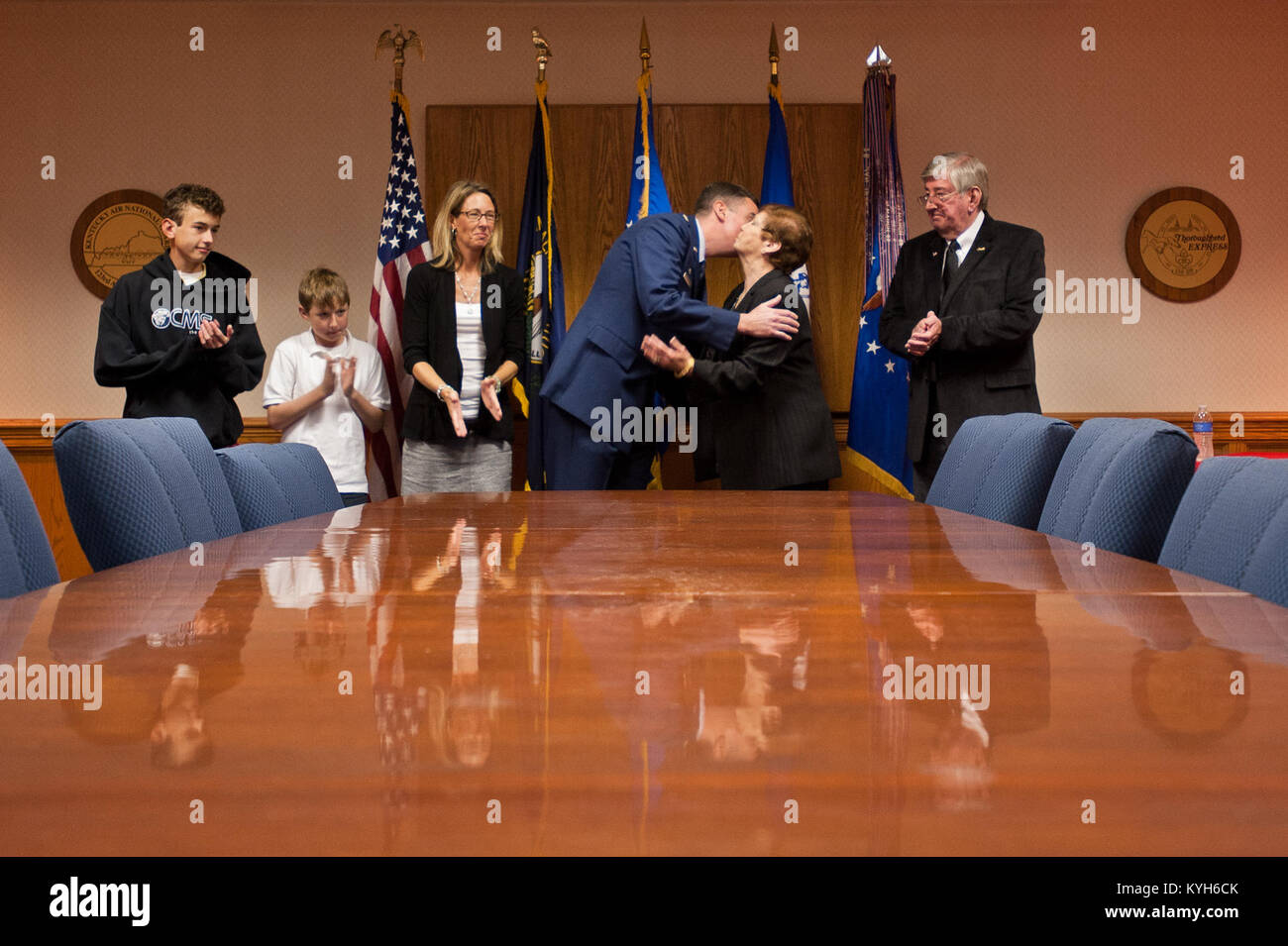Maj. Bruce Bancroft, commander of the 123rd Global Mobility Readiness ...