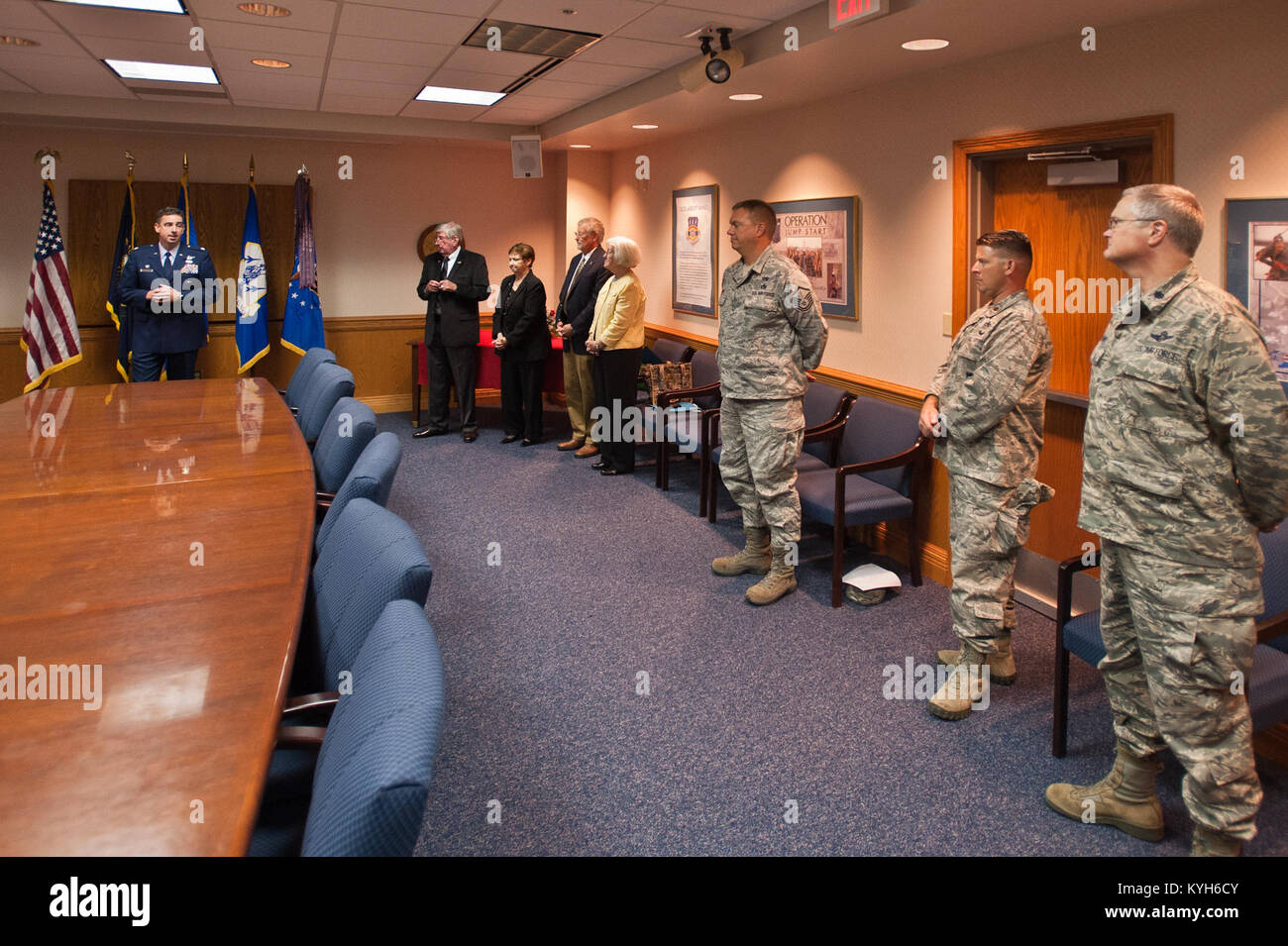 Maj. Bruce Bancroft, commander of the 123rd Global Mobility Readiness ...