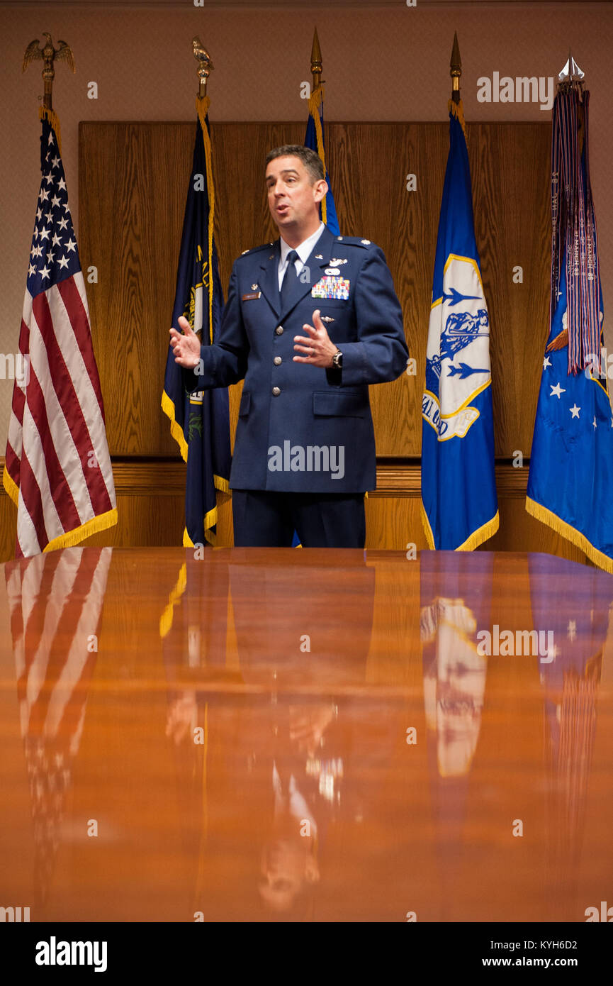 Maj. Bruce Bancroft, commander of the 123rd Global Mobility Readiness ...