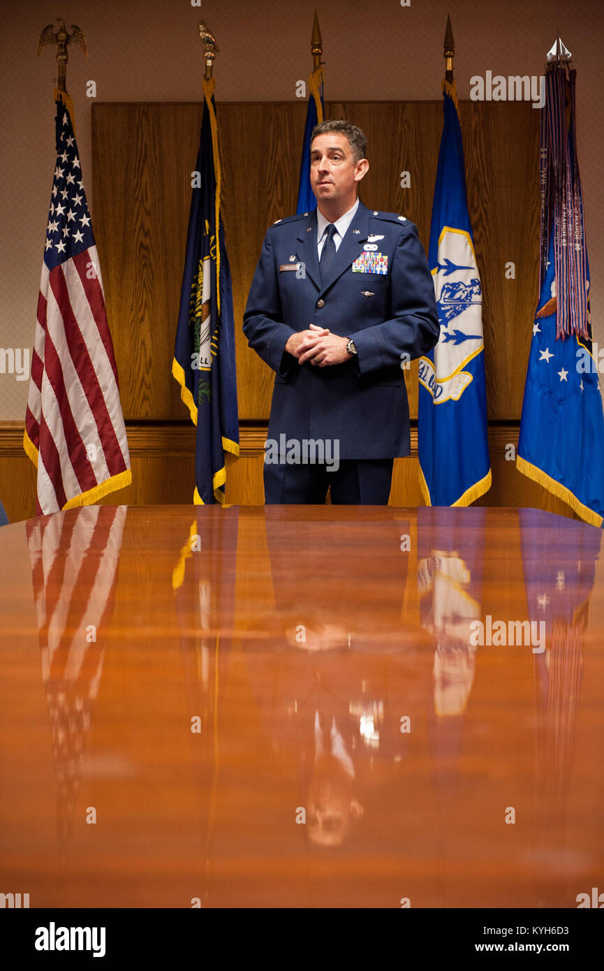 Maj. Bruce Bancroft, commander of the 123rd Global Mobility Readiness ...