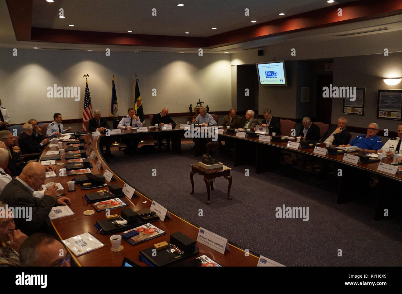 US Army National Guard meeting Stock Photo - Alamy