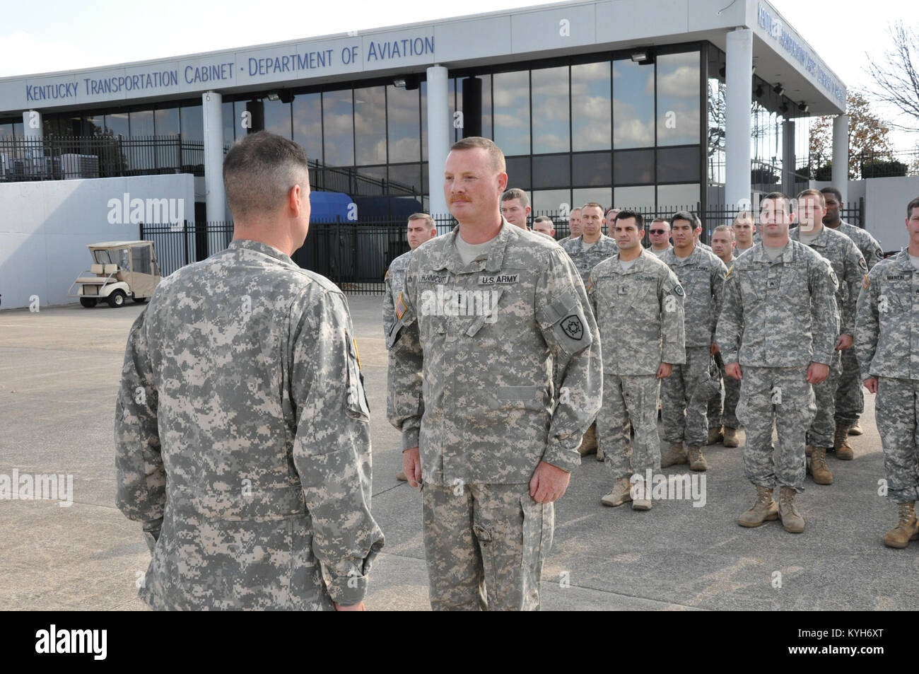 Chief Warrant Officer Five Stephen Hunnicut, commander of Detachment 11 ...