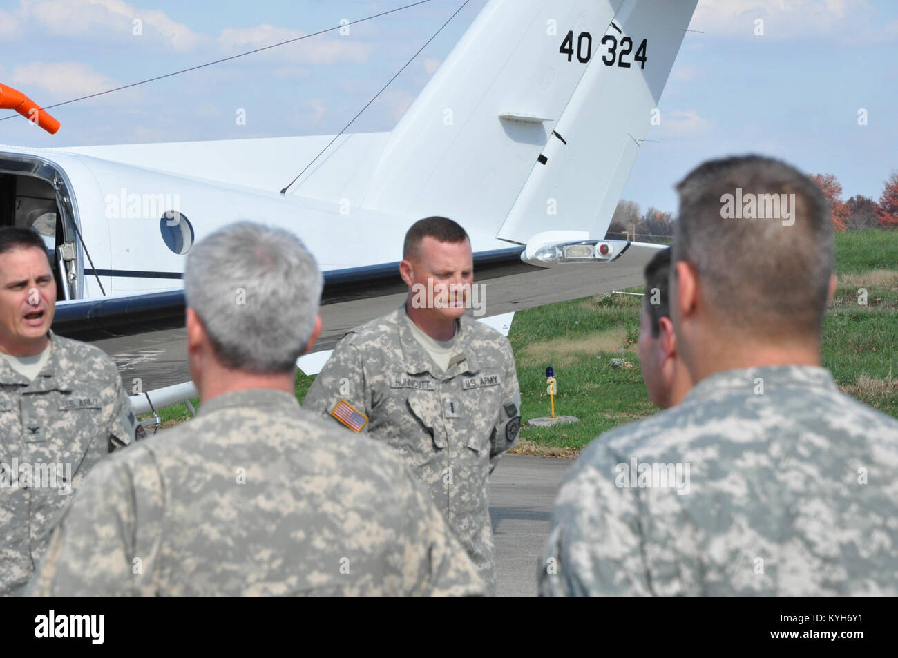 Chief Warrant Officer Five Stephen Hunnicut, commander of Detachment 11 ...