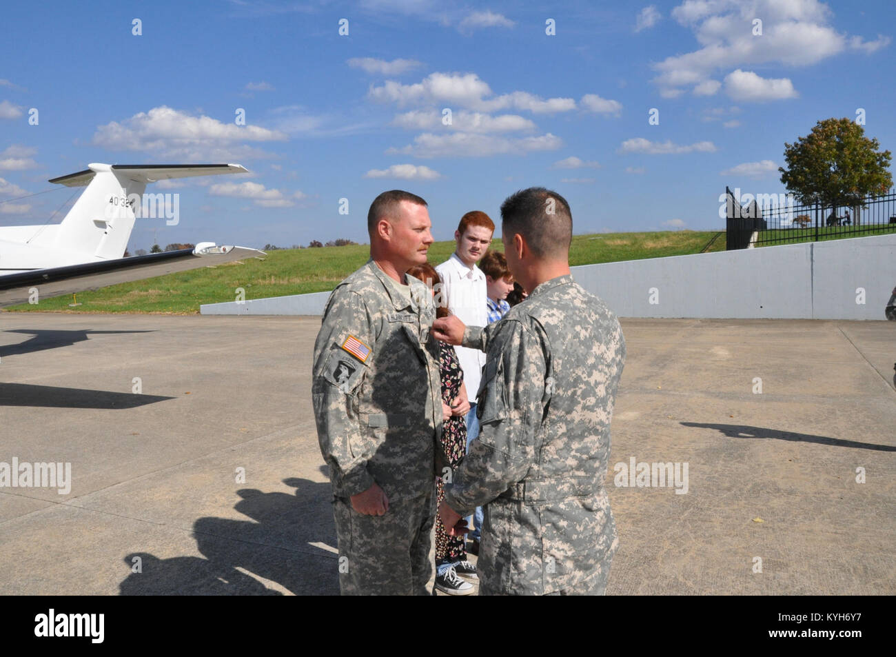 Chief Warrant Officer Five Stephen Hunnicut, commander of Detachment 11 ...
