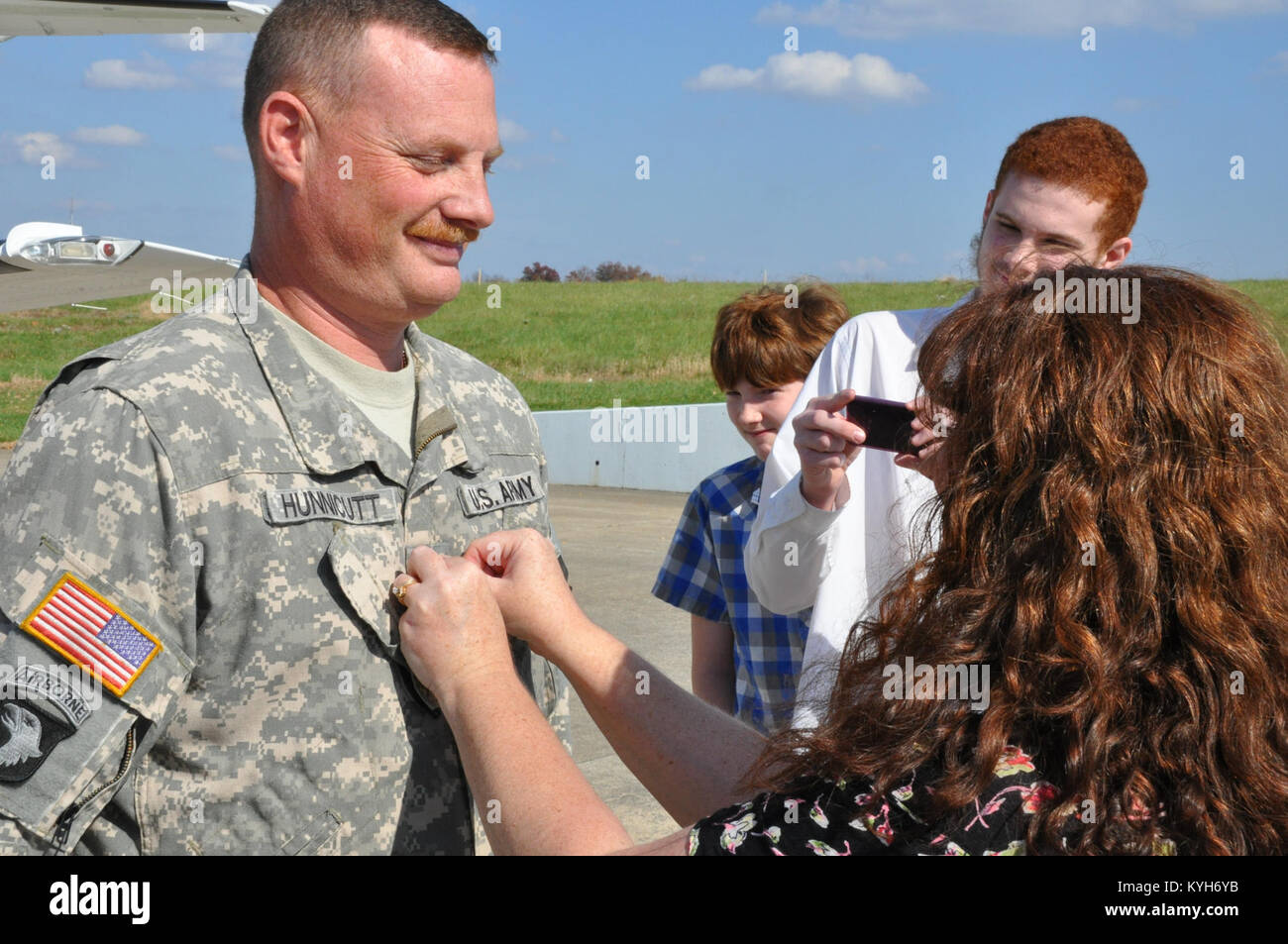 Chief Warrant Officer Five Stephen Hunnicut, commander of Detachment 11 ...