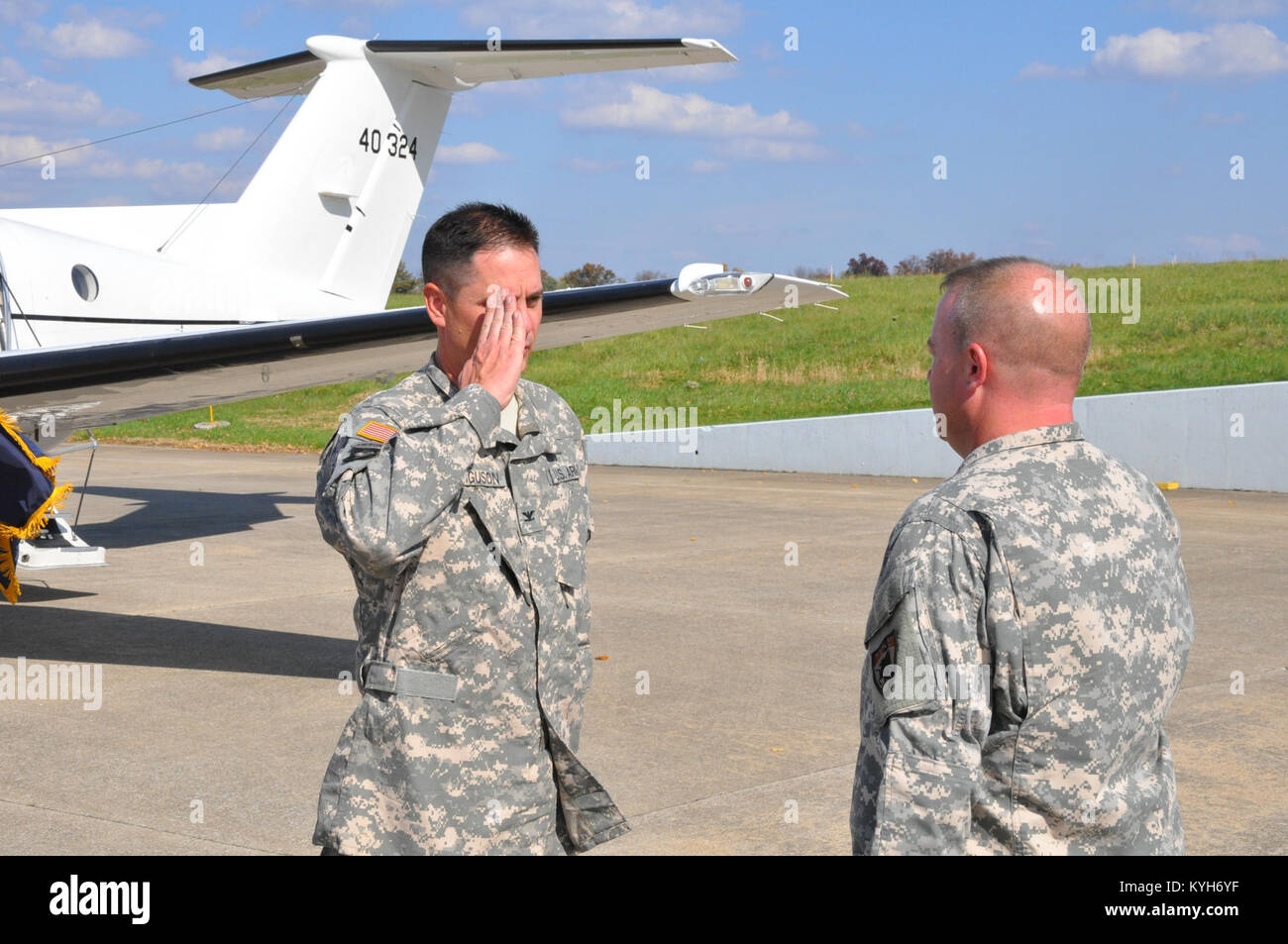 Chief Warrant Officer Five Stephen Hunnicut, commander of Detachment 11 ...