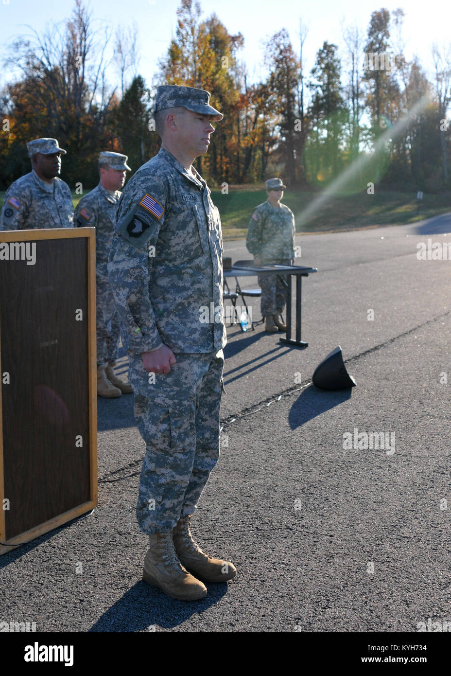 Kentucky Army National Guard Lt. Col. Scott C. Thomas stands proud in ...