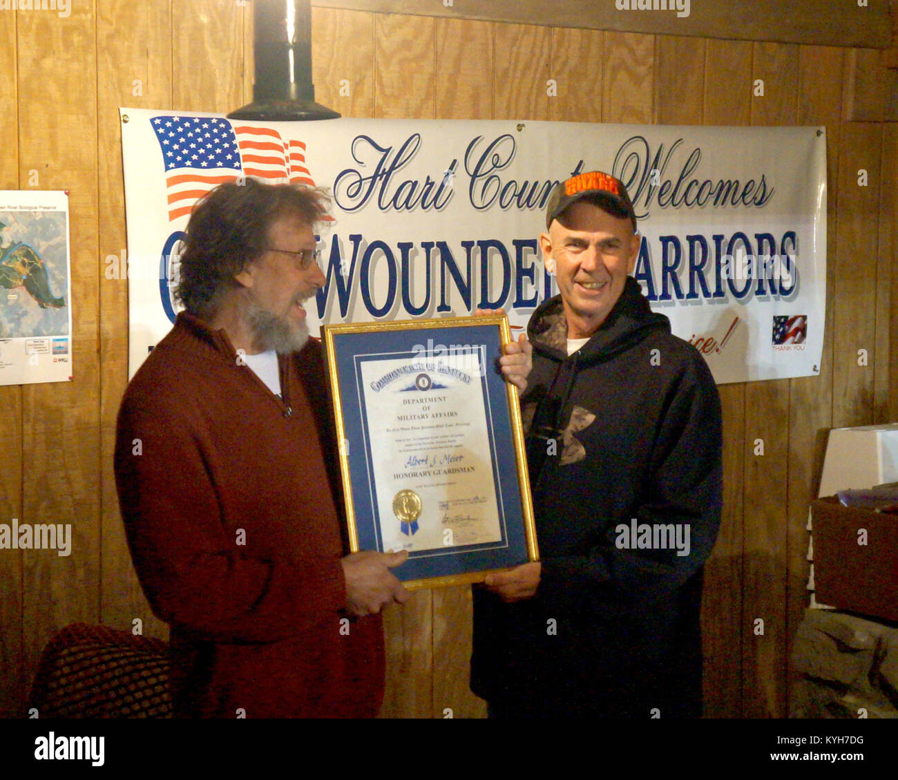 US army national guard wounded warriors appreciation Stock Photo - Alamy