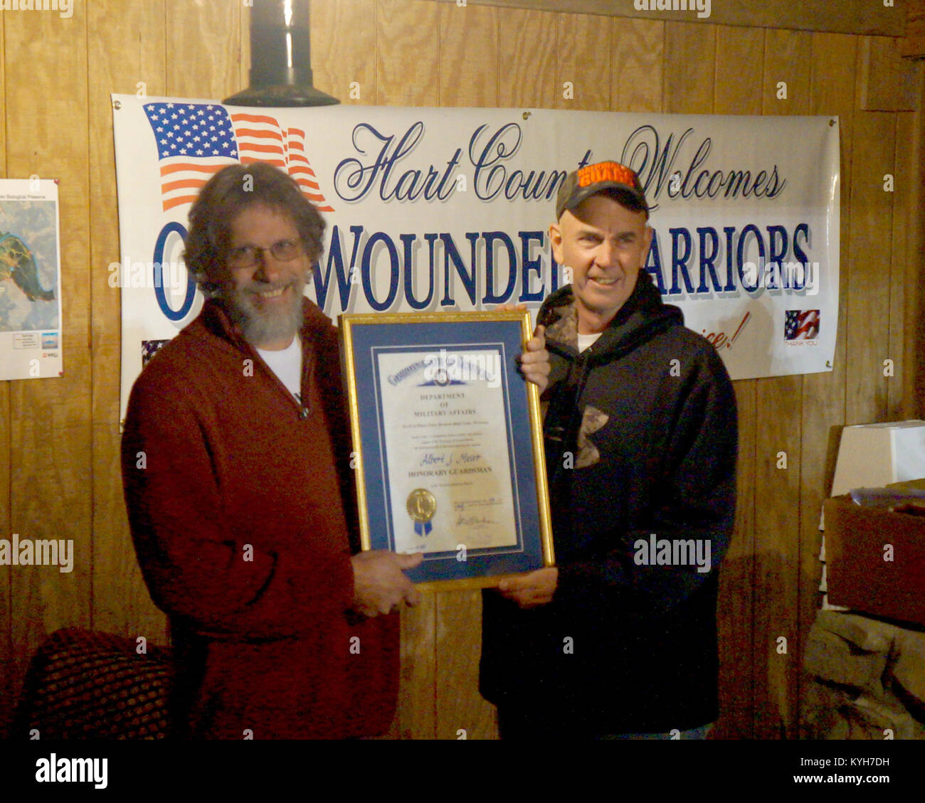 US army national guard wounded warriors appreciation Stock Photo - Alamy