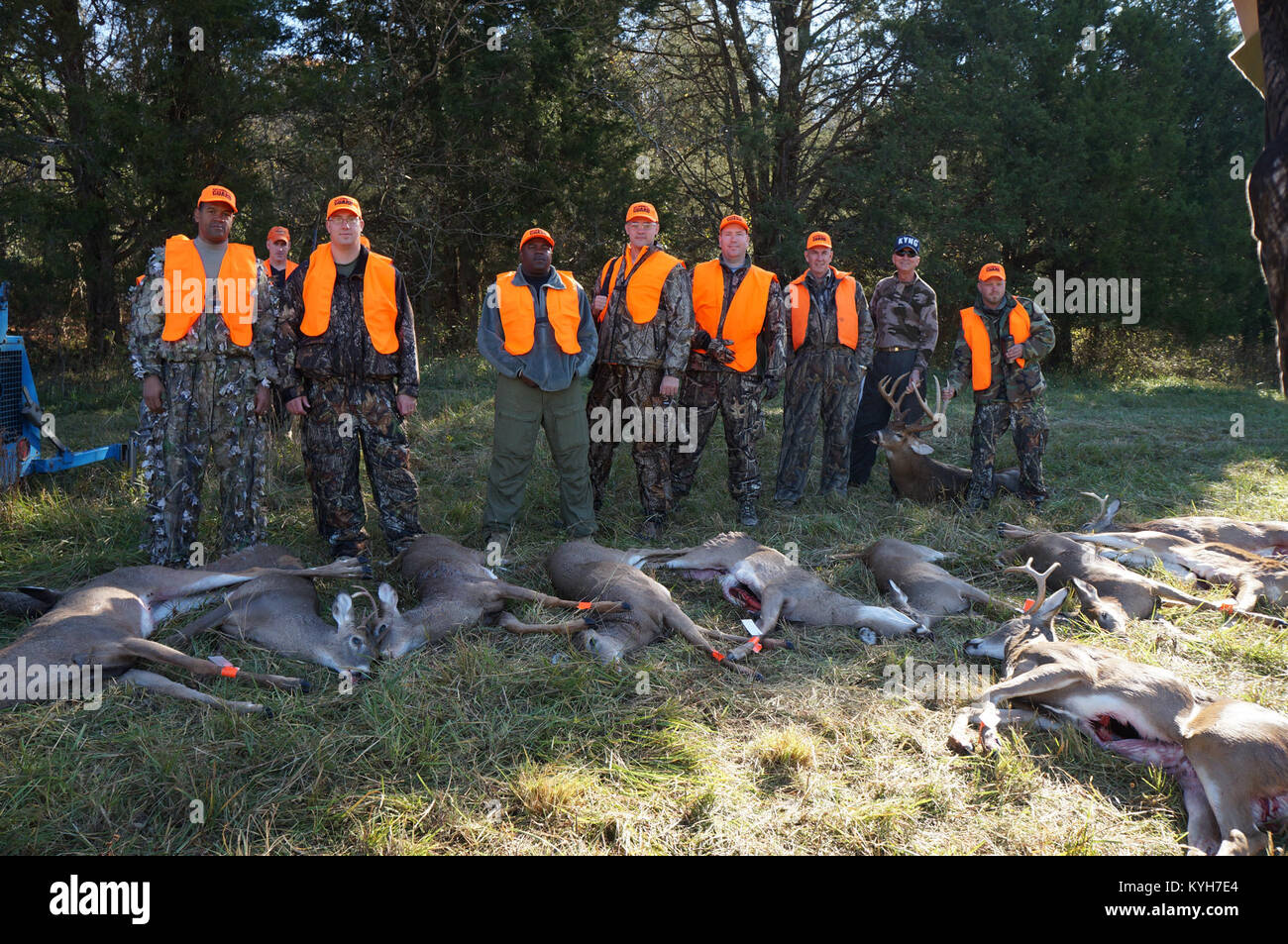 US military army National Guard deer shoot Stock Photo - Alamy