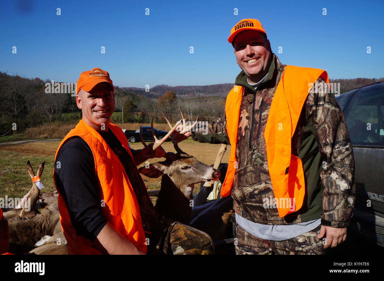 US military army National Guard deer shoot Stock Photo - Alamy