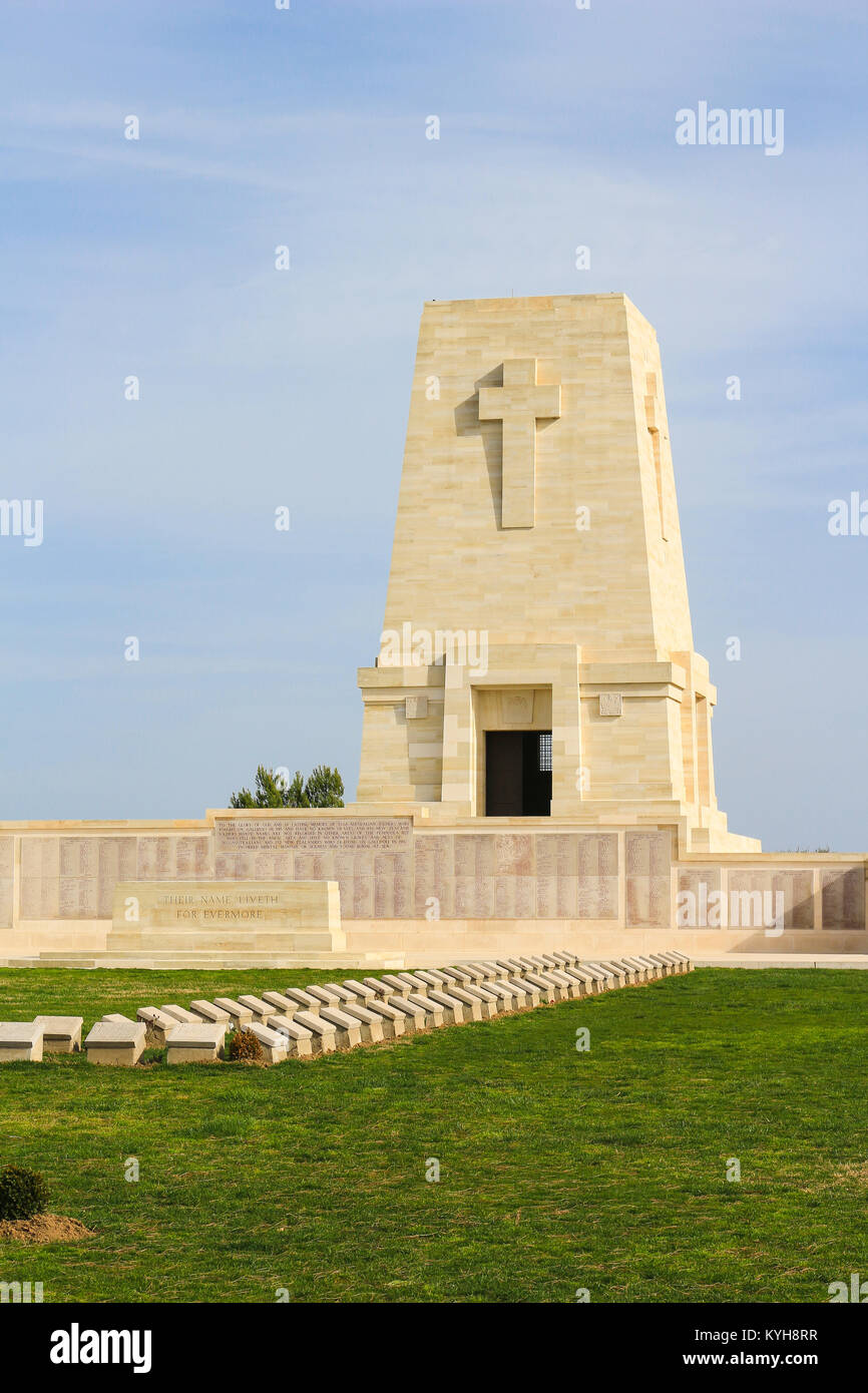 Anzac Turkey - July 22, 2016: Memorial for all the soldiers that died ...