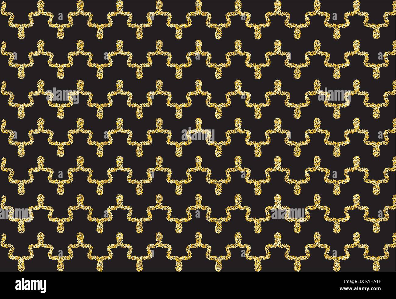 Golden shimmer wave pattern Stock Vector Image & Art - Alamy