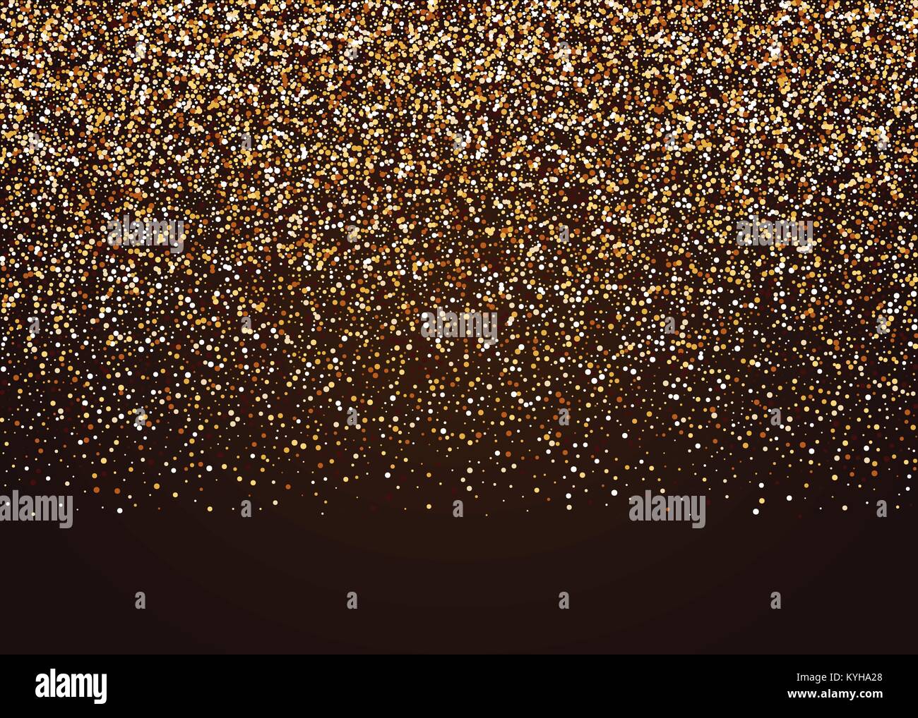 Golden shimmer confetti random falling Stock Vector Image & Art - Alamy