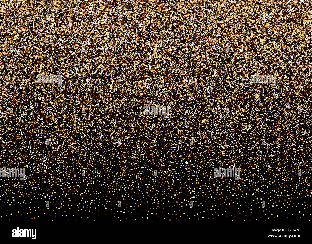 Golden shimmer confetti random falling Stock Vector Image & Art - Alamy