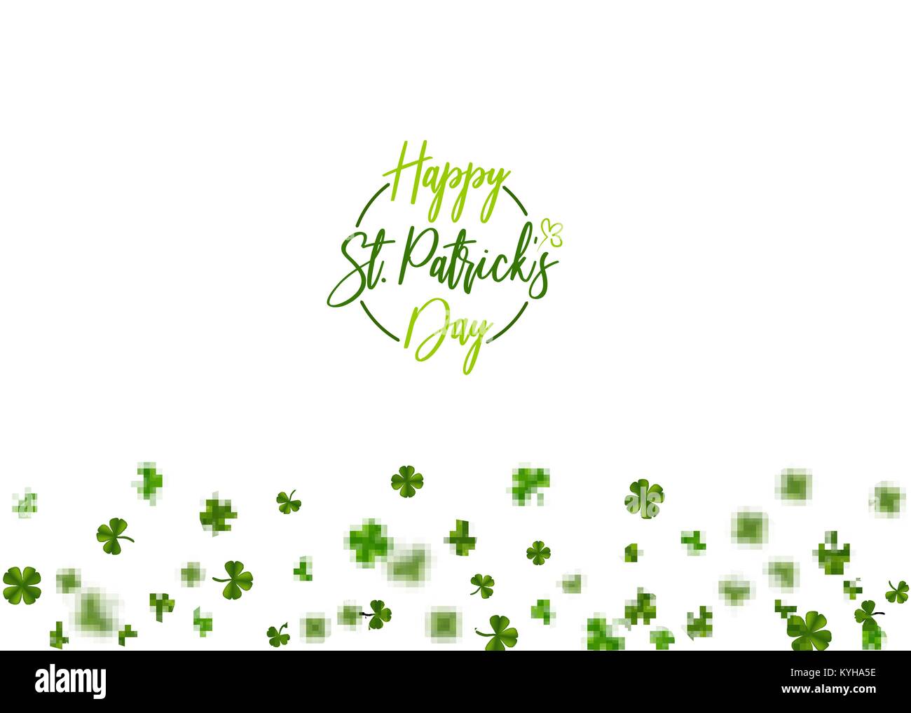 Saint patrick silhouette Stock Vector Images - Alamy