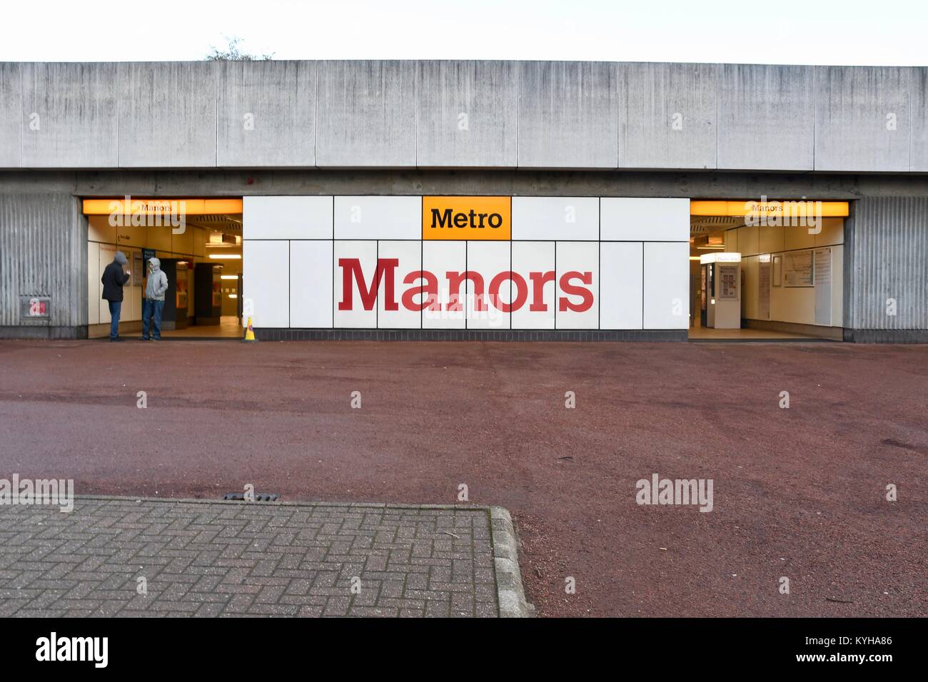Manors metro station in Newcastle upon Tyne Stock Photo - Alamy