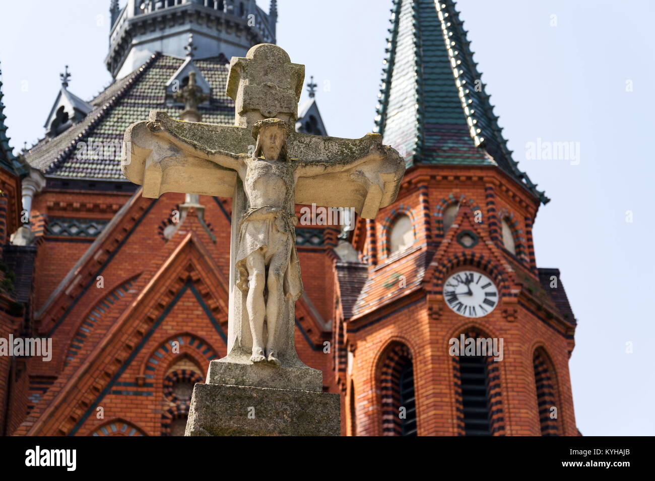 Jesus Christ crucifixion statue, Visitation of Virgin Mary Church ...