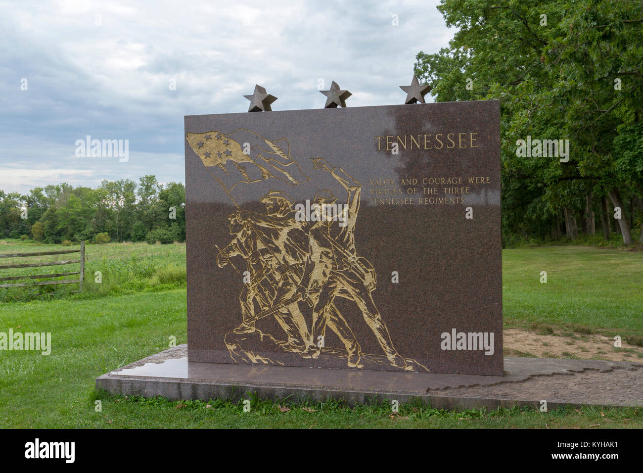 The State of Tennessee Monument, Gettysburg National Military Park ...