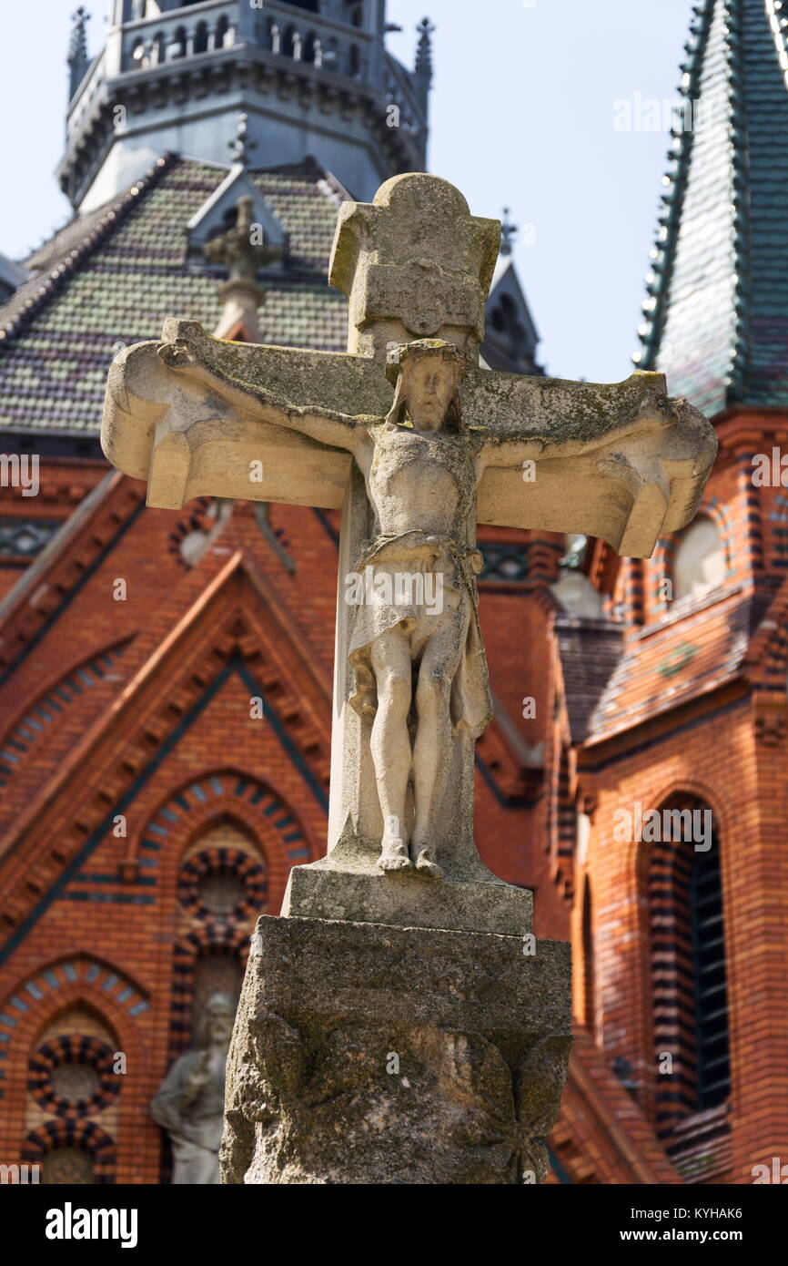 Jesus Christ crucifixion statue, Visitation of Virgin Mary Church ...