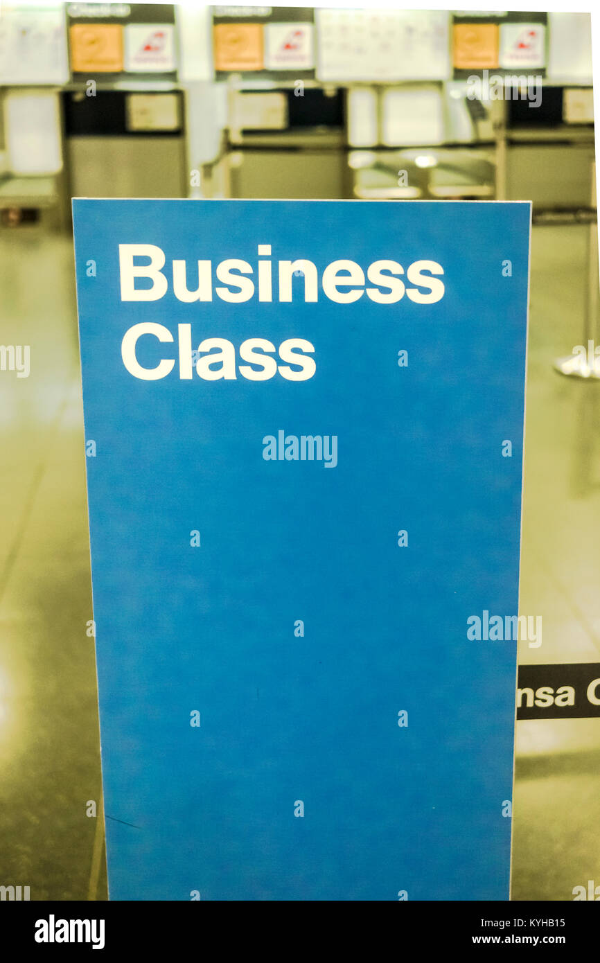 Lufthansa Business Class Check in area in Terminal 2 Madrid Barajas ...