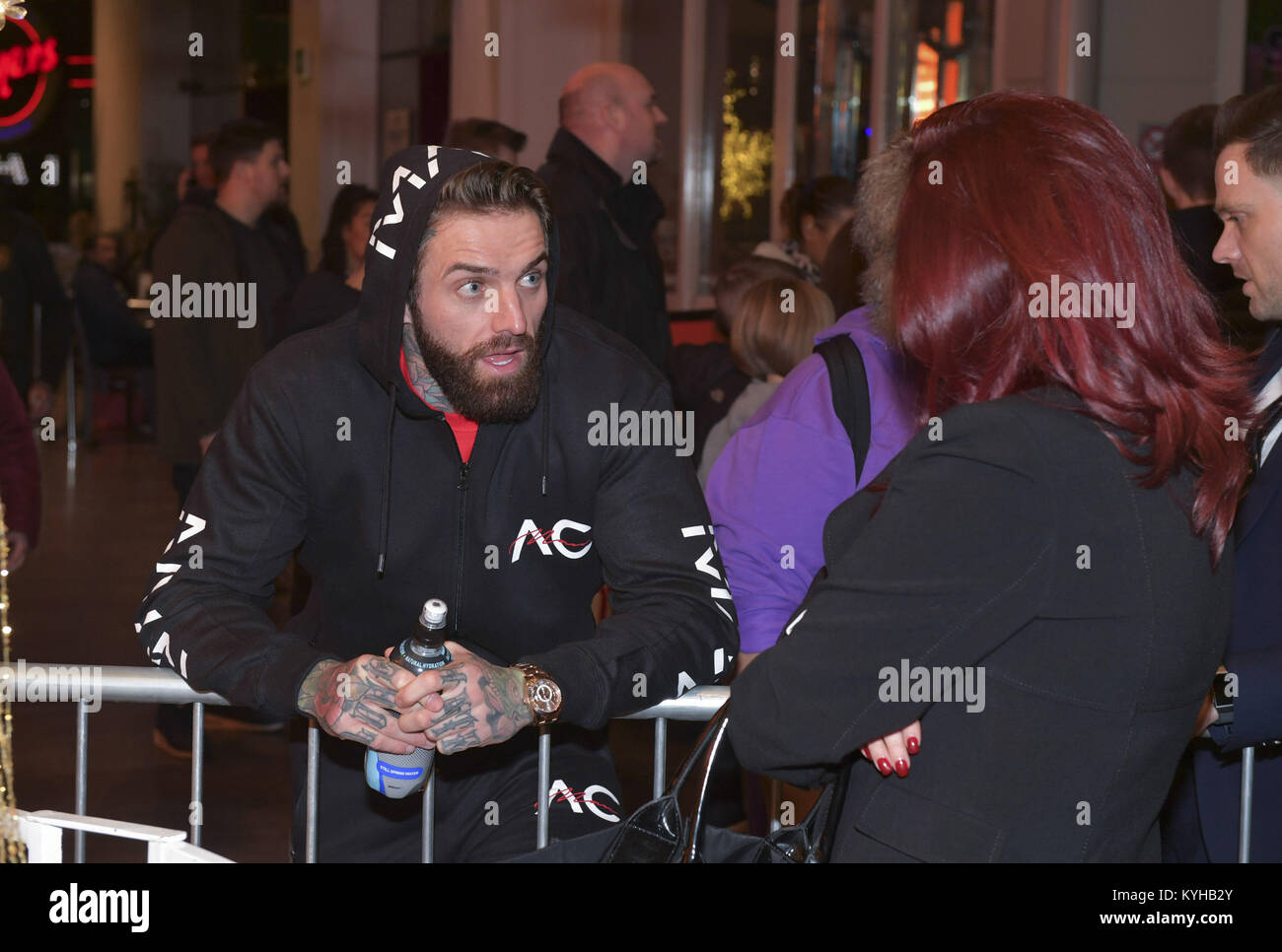 Aaron Chalmers and Karl Donaldson speak at a BAMMA Newcastle news ...