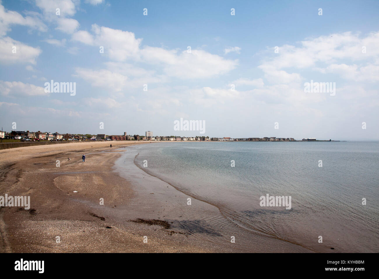 The Beach at Ardrossan South Beach Ardrossan Ayrshire Scotland Stock ...