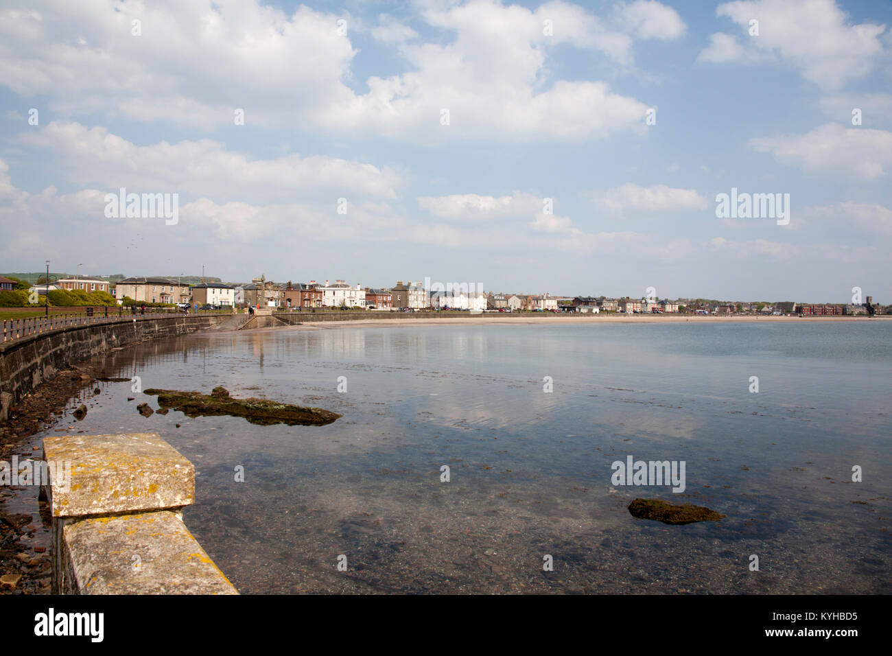 The Beach at Ardrossan South Beach Ardrossan Ayrshire Scotland Stock ...