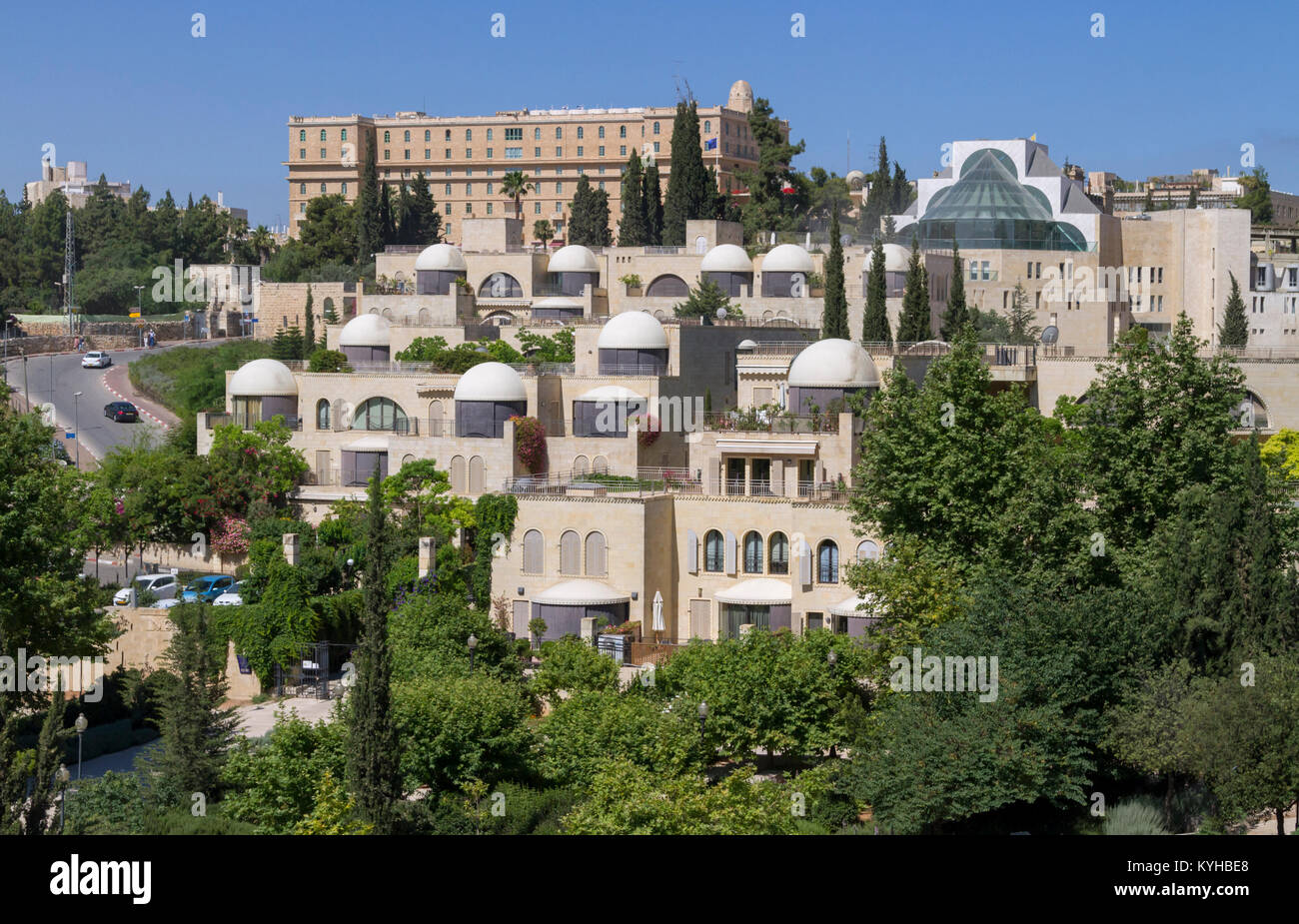 Modern building in eastern style, Jerusalem, Israel Stock Photo - Alamy