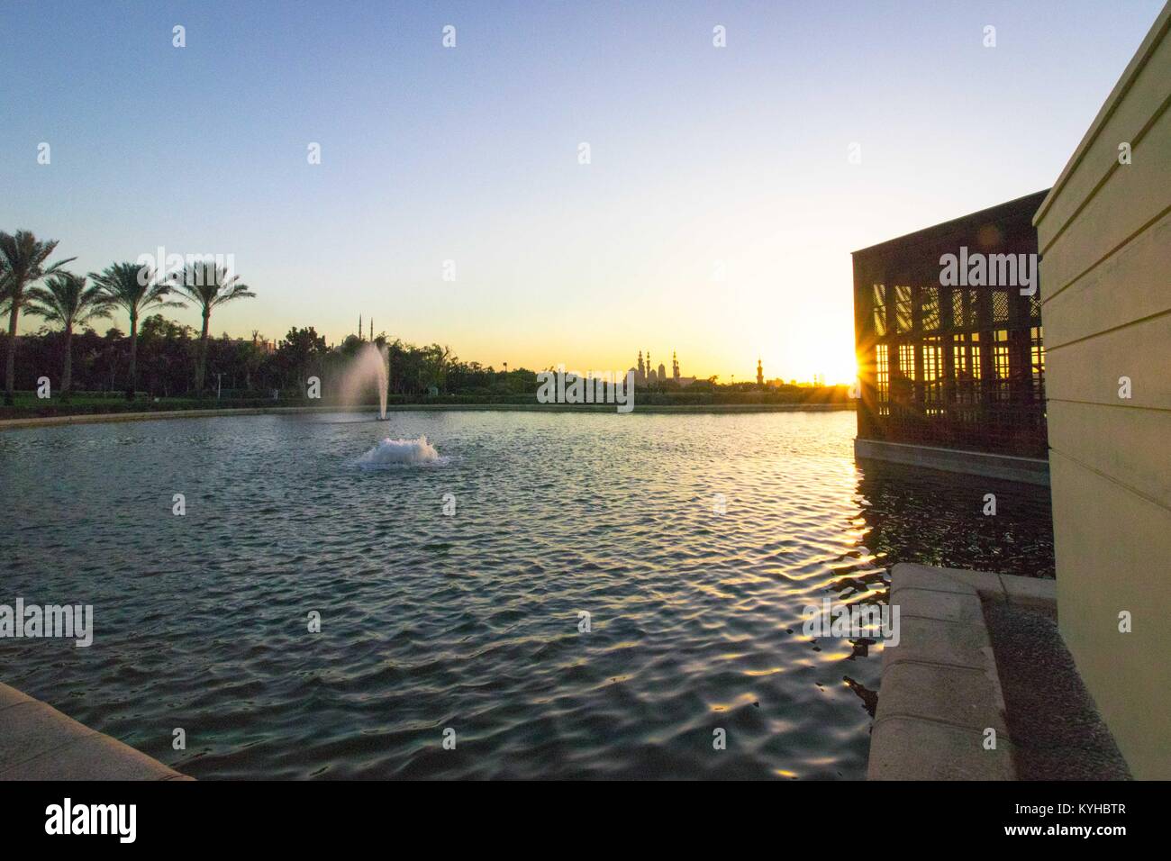 Azhar Park in Cairo Stock Photo - Alamy