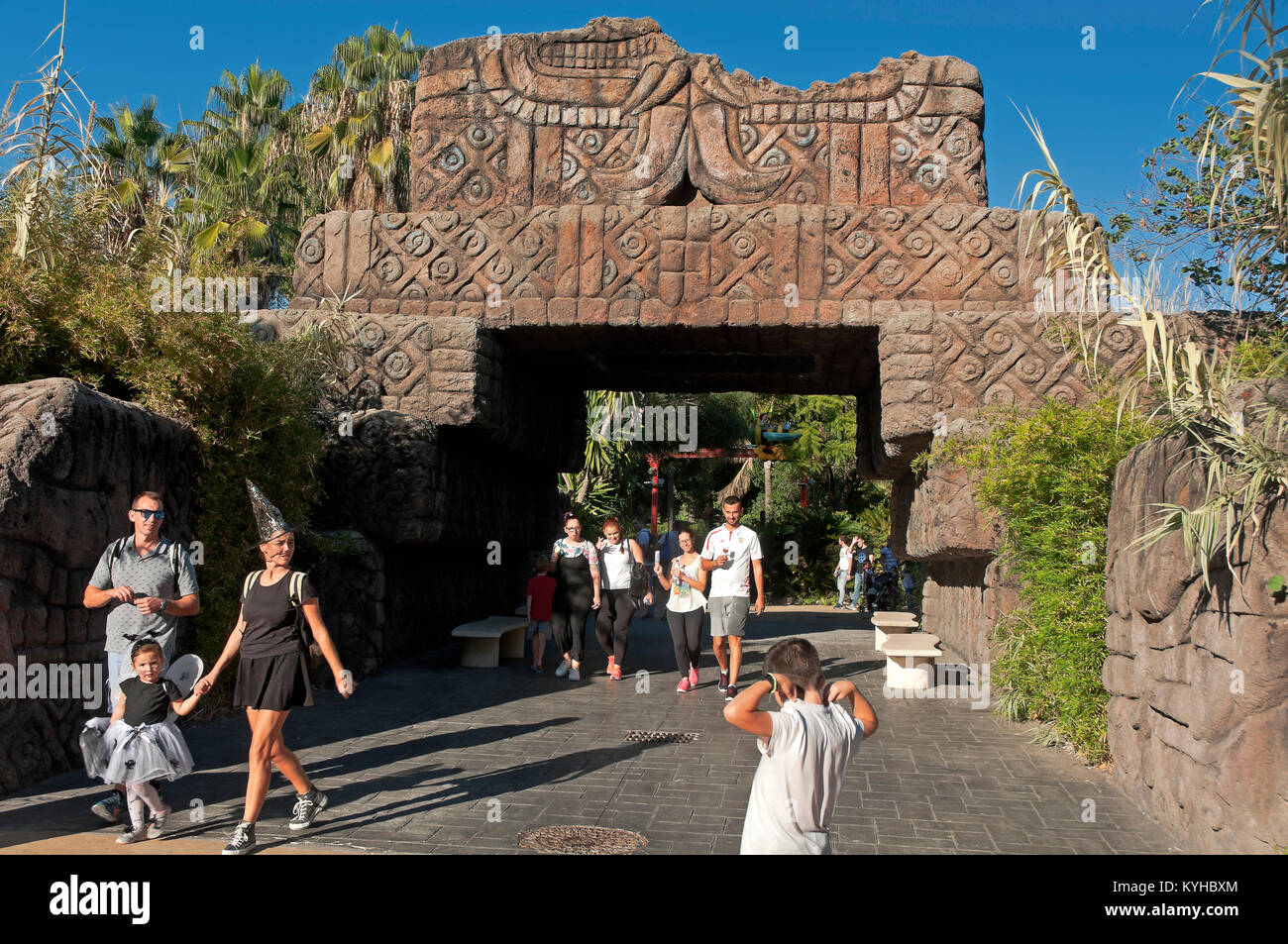 Isla Magica (Magic Island) Theme Park, El Dorado - people walking in ...