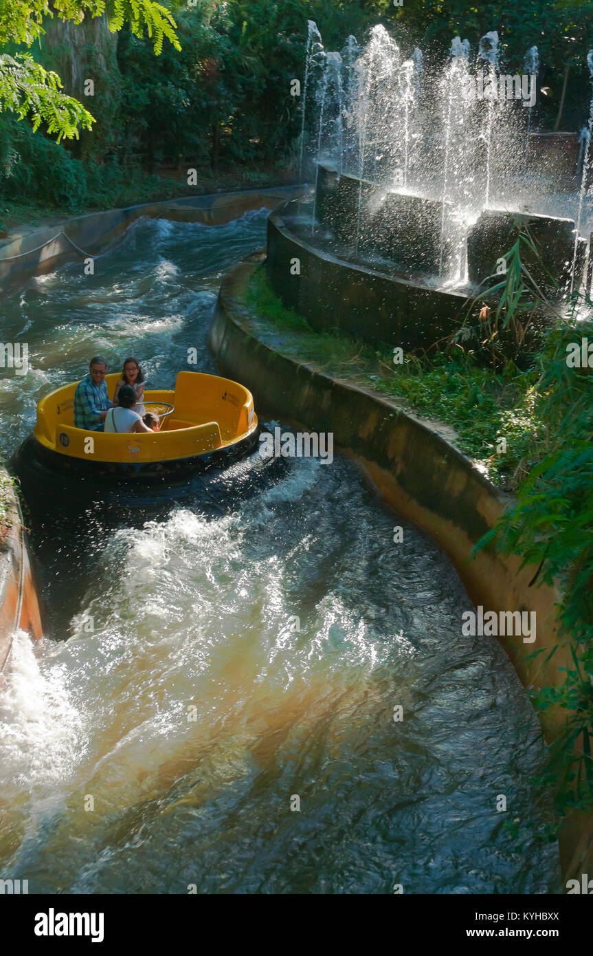 Isla Magica (Magic Island) Theme Park, Orinoco rapids attraction ...