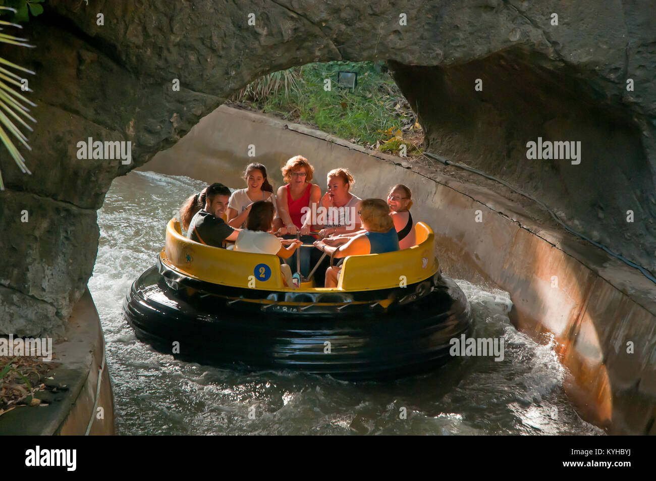 Isla Magica (Magic Island) Theme Park, Orinoco rapids attraction ...