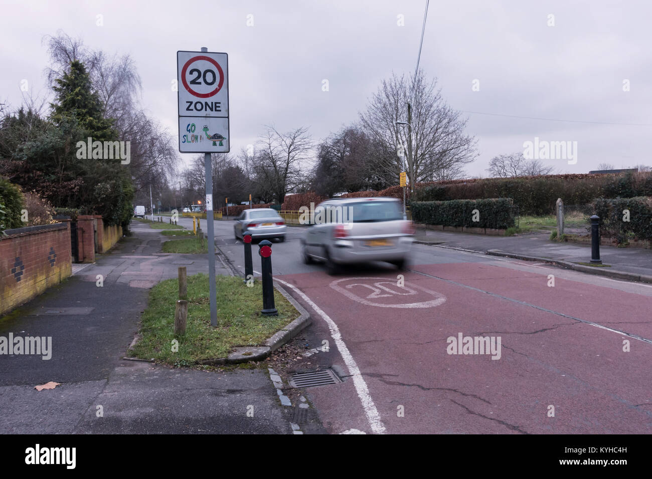 End speed restriction traffic sign hi-res stock photography and images ...