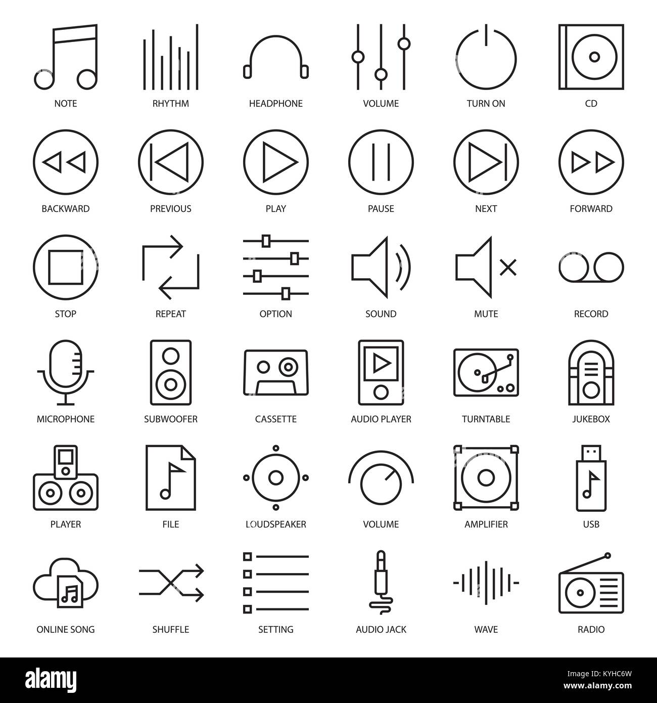 User interface sound Stock Vector Images - Alamy