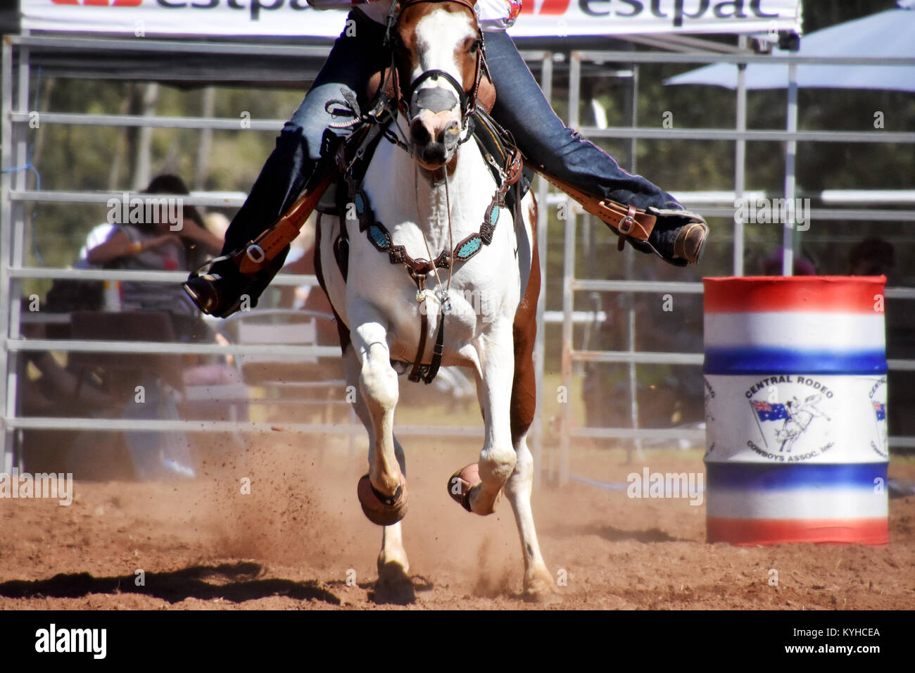 Cowgirls barrel racing hi-res stock photography and images - Alamy
