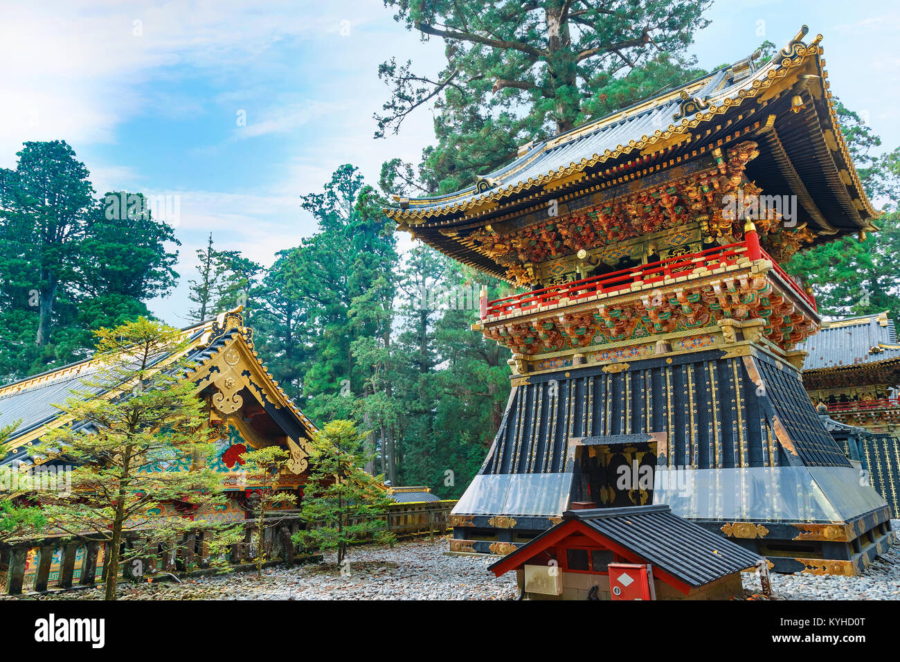 Shoro - A belfry in front of Yomeimon gate of Tosho-gu shrine in Nikko ...