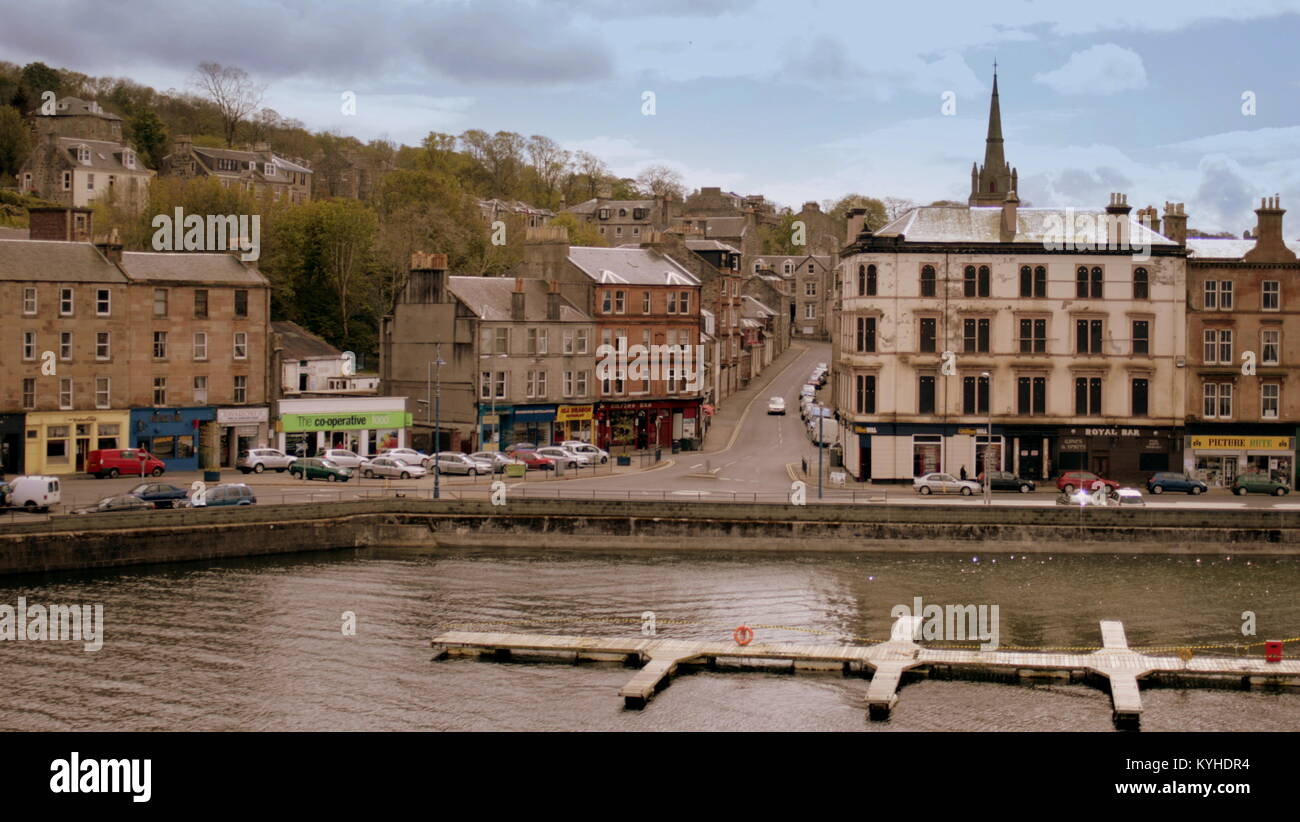 Rothesay harbour bay,,isle of Bute bishop st victoria street street ...