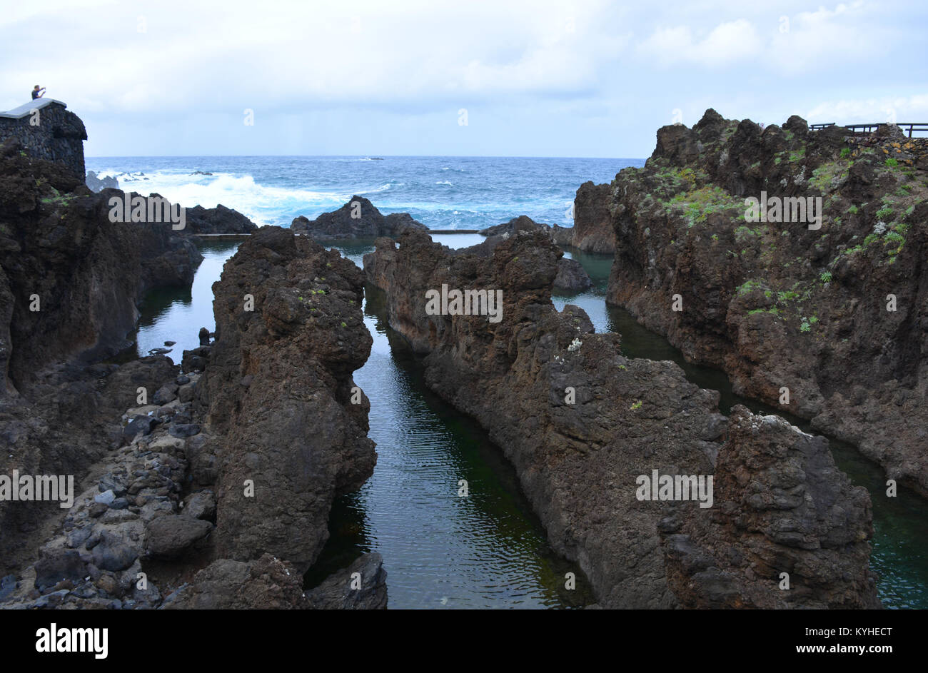 Lava pools, Porto Moniz, Madeira Stock Photo - Alamy