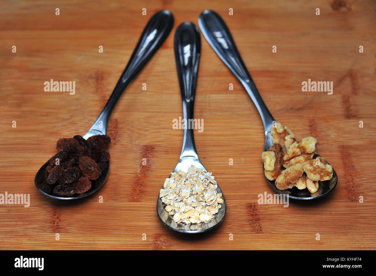 Teaspoons of oats hi-res stock photography and images - Alamy