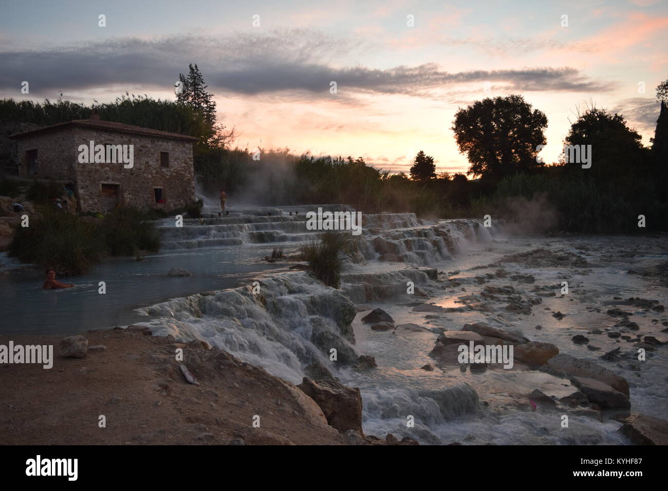 Saturnia italy thermal waters hi-res stock photography and images - Alamy